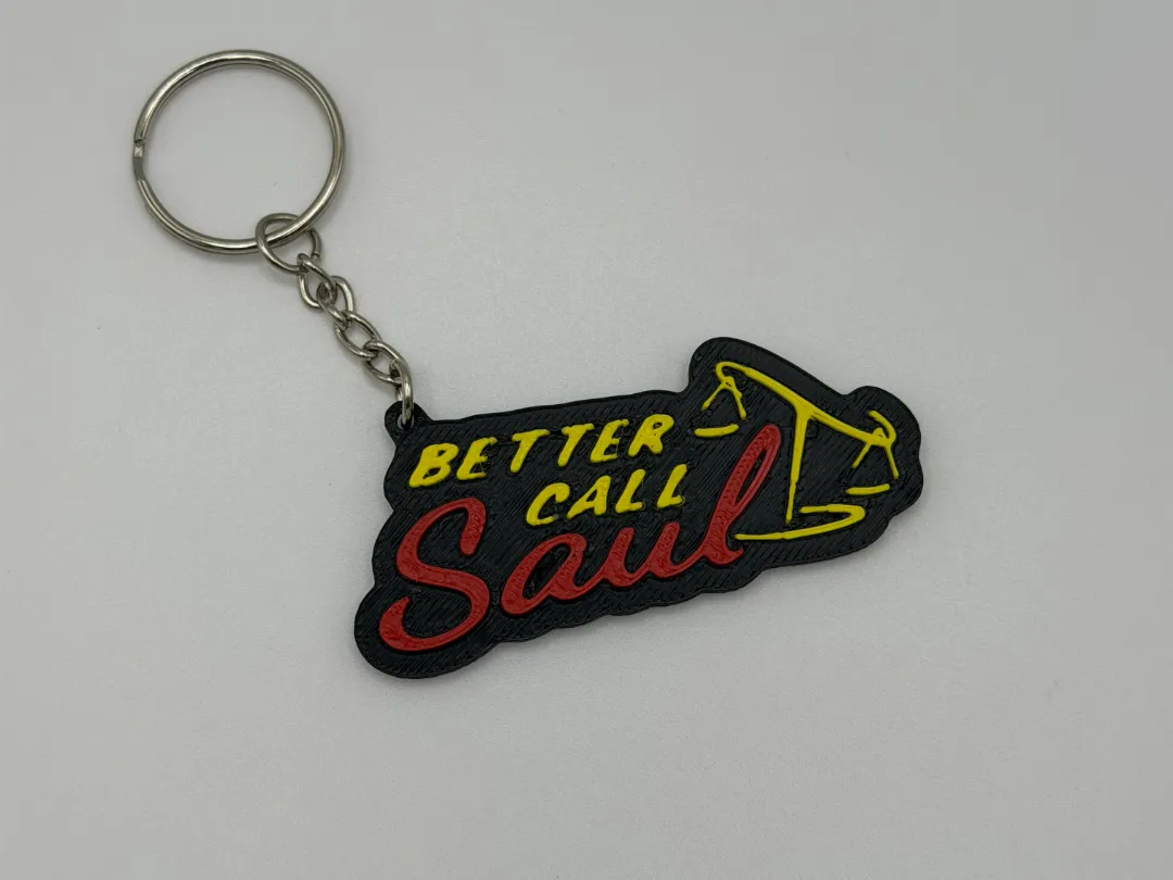 Better Call Saul Keychain - Free 3D Print Model - MakerWorld