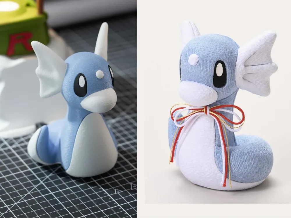 147 Dratini, many fine Lu mini dragons by Ikeda - MakerWorld