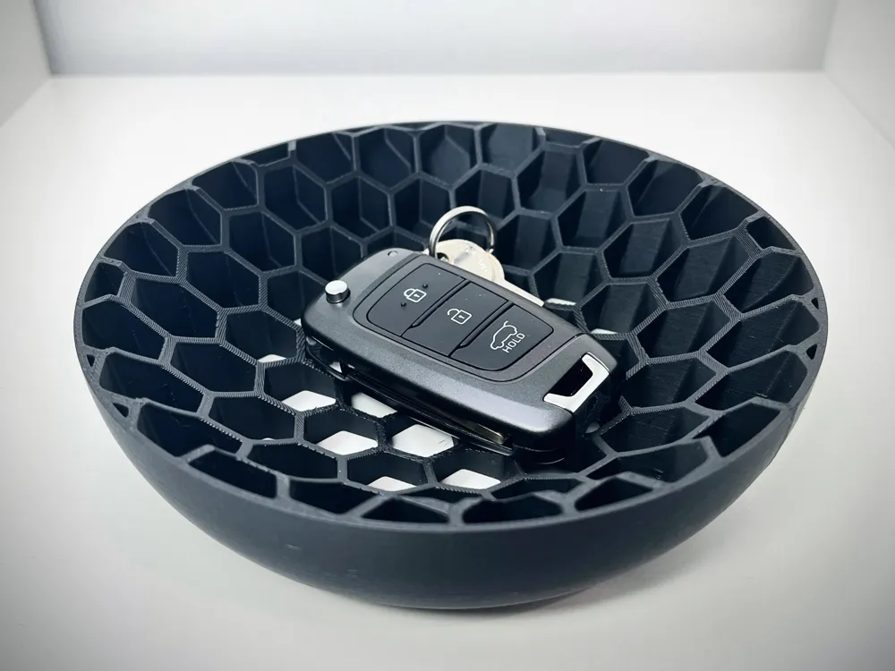 Honeycomb Modern Key Tray by RG 3DPrint - MakerWorld