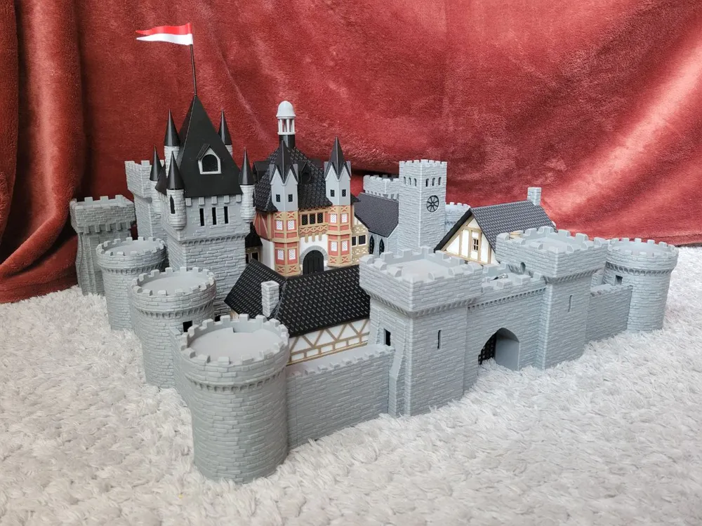 Modular castle - Free 3D Print Model - MakerWorld
