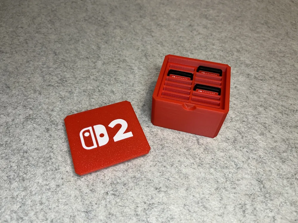 Games storage box for Switch / Switch2 cartridges - Free 3D Print Model ...