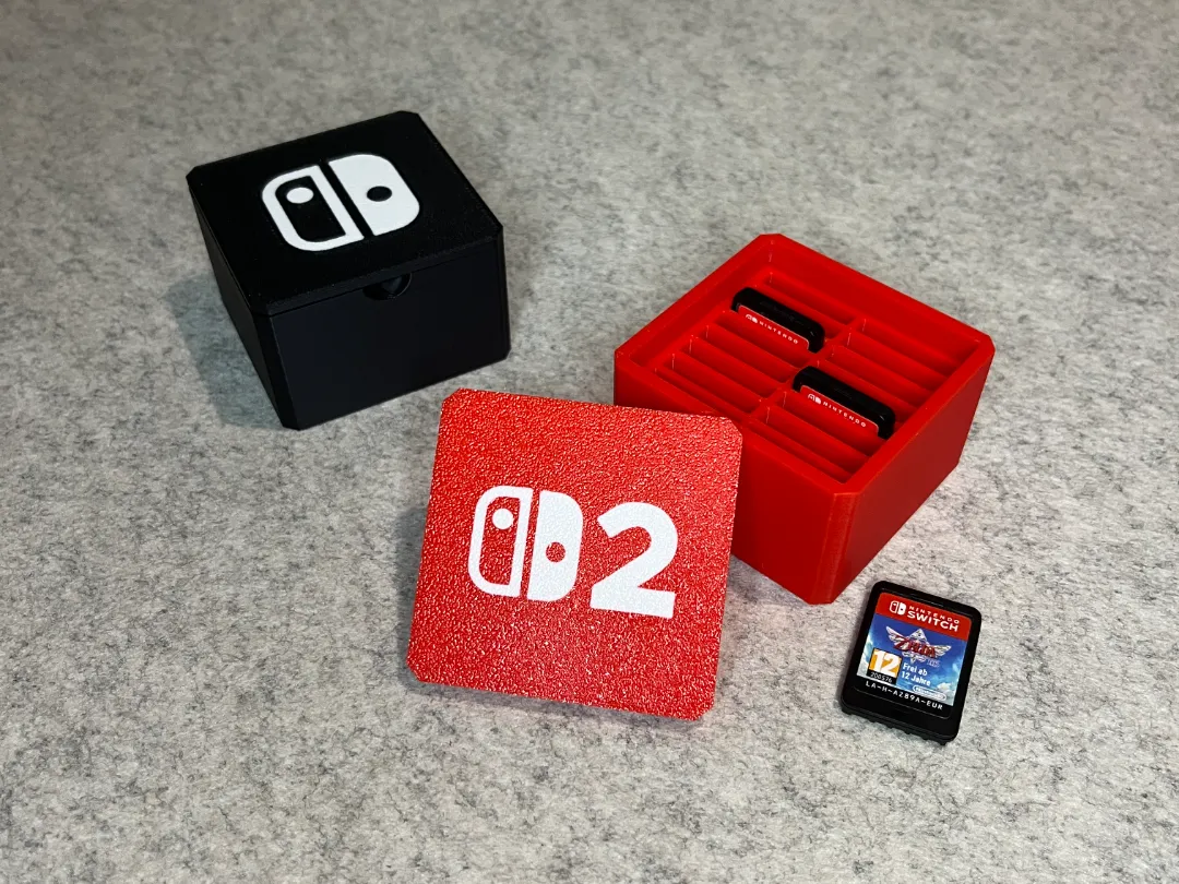 Games storage box for Switch / Switch2 cartridges - Free 3D Print Model ...