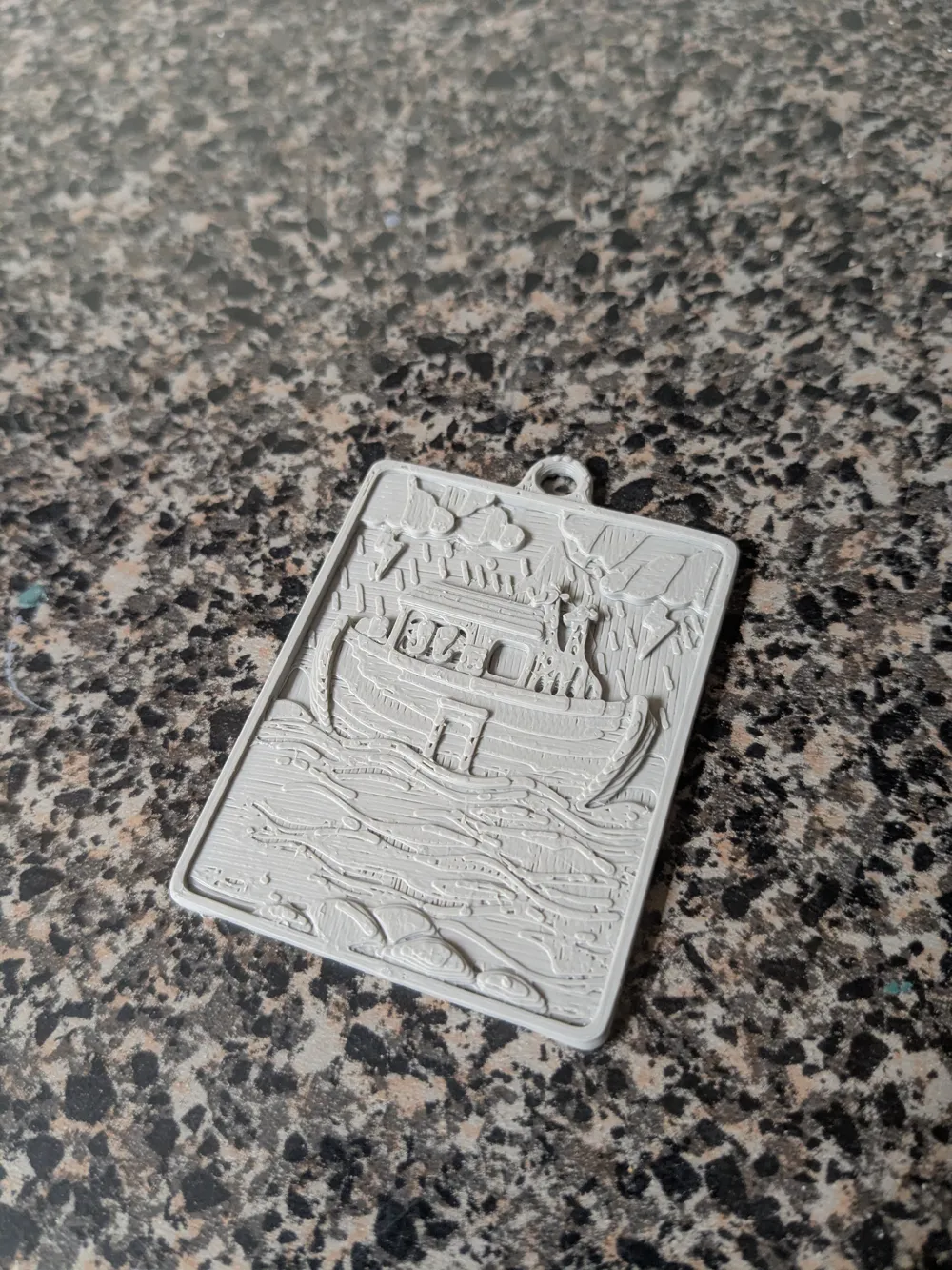 Noah's Ark Biblical Keychain/Ornament - Free 3D Print Model - MakerWorld
