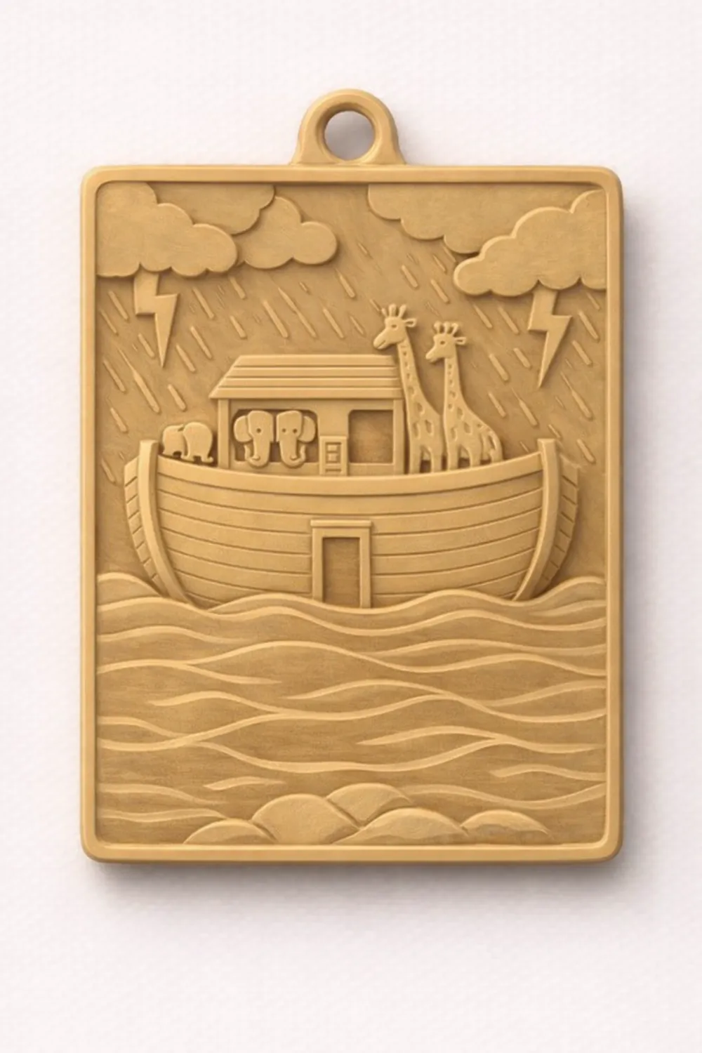 Noah's Ark Biblical Keychain/Ornament - Free 3D Print Model - MakerWorld