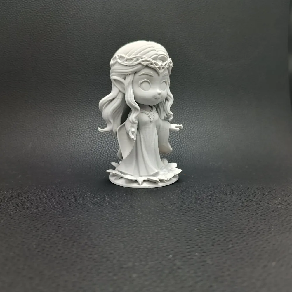 Chibi Galadriel Lady of Light - Tolkien J.R.R LOTR - Free 3D Print ...