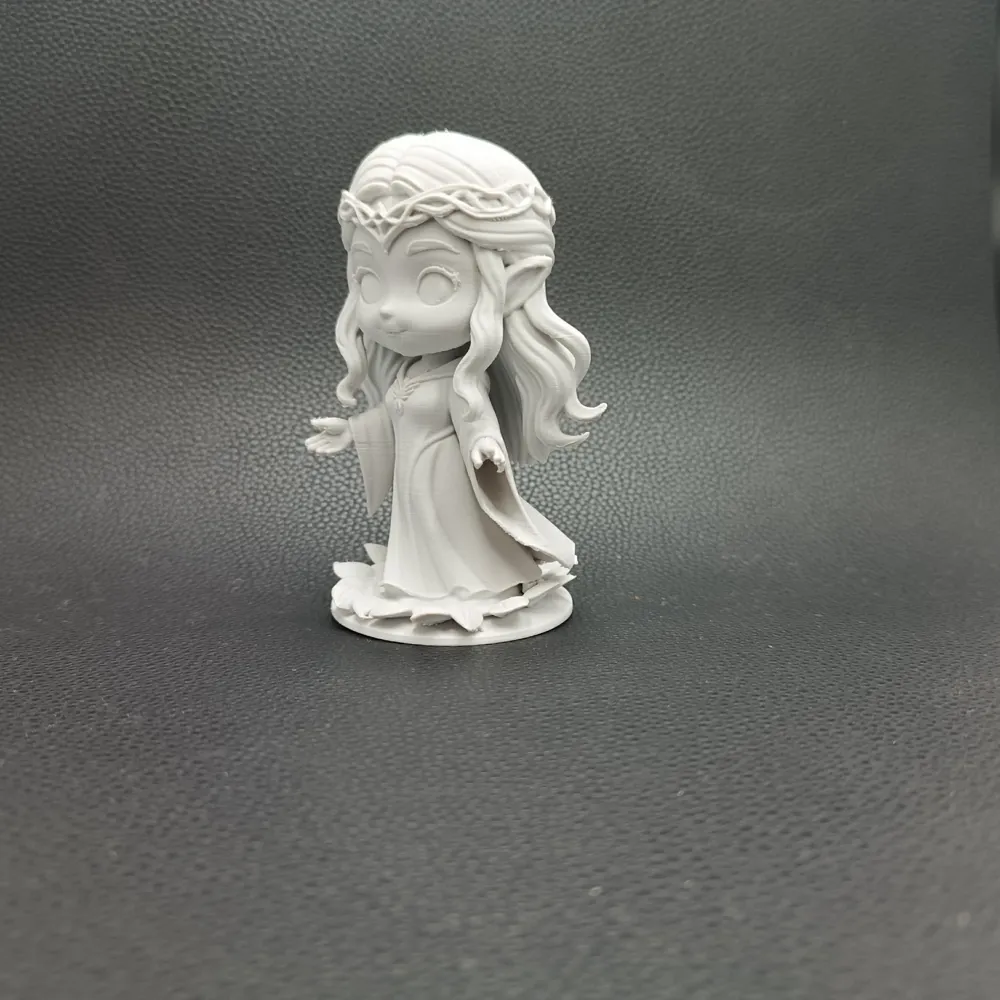Chibi Galadriel Lady of Light - Tolkien J.R.R LOTR - Free 3D Print ...