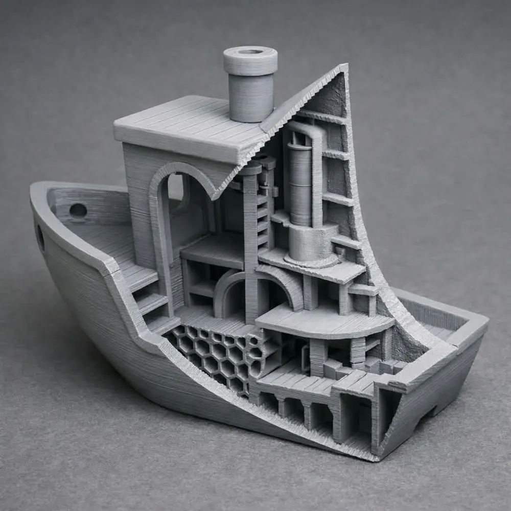 Benchy Cutaway - Free 3D Print Model - MakerWorld