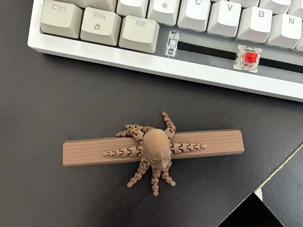 Rocktopus space bar for keyboard. - Free 3D Print Model - MakerWorld