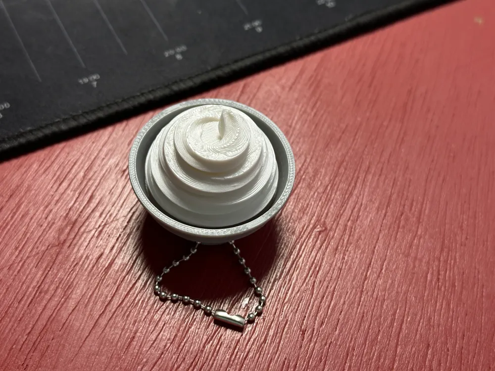 Ice Cream Cone Fidget Clicker + Keychain by NES 3D MakerWorld: Download ...