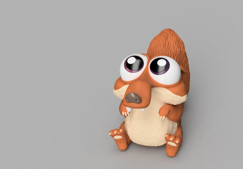 Baby Scrat 9 cm tall by MiX&BitS - MakerWorld