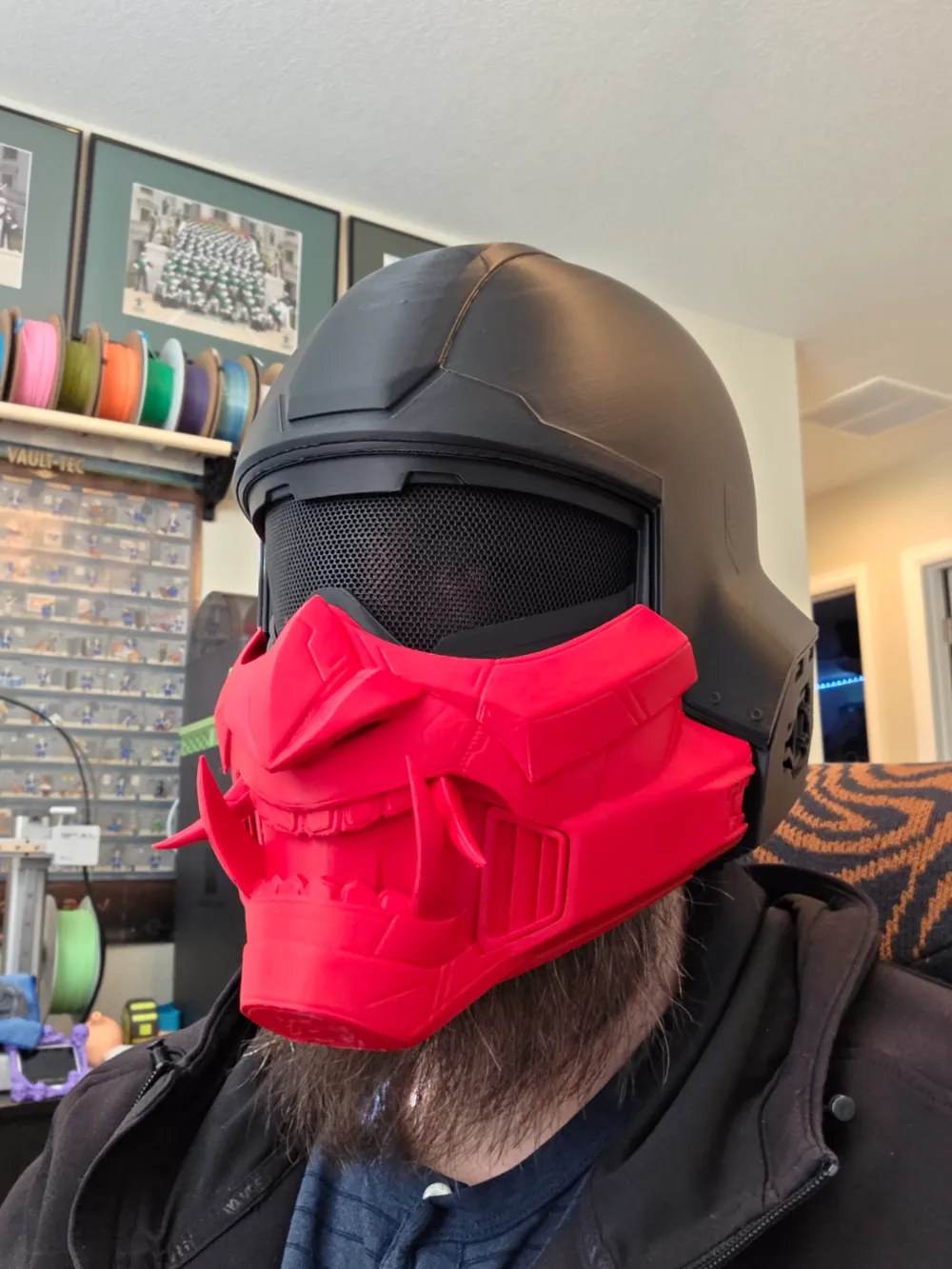 Helldivers 2 Helmet Oni Remix Remixed by TheJeebo - MakerWorld