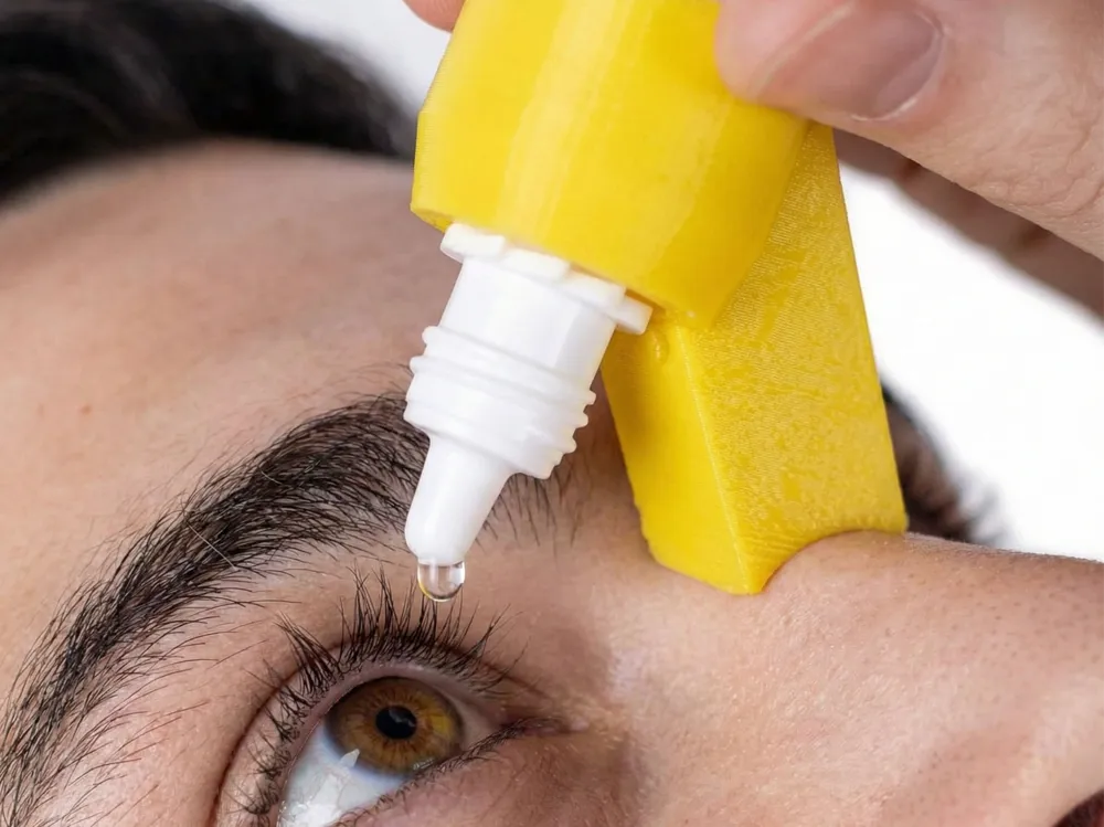 Eye Drop Applicator (TPU) - Free 3D Print Model - MakerWorld