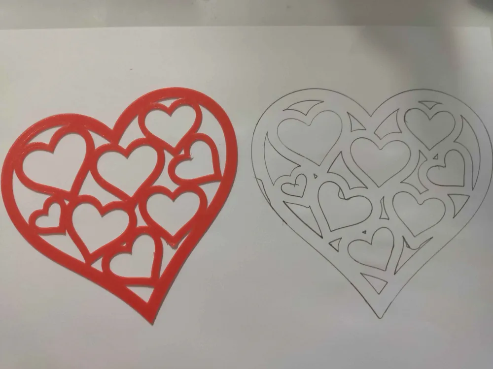 Heart Stencil-Template by PrinTime3D - MakerWorld