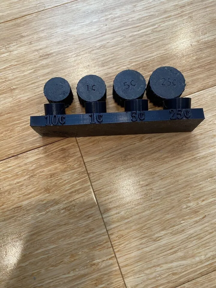 Coin Roll Crimper, 1c-25c with stand! - Free 3D Print Model - MakerWorld