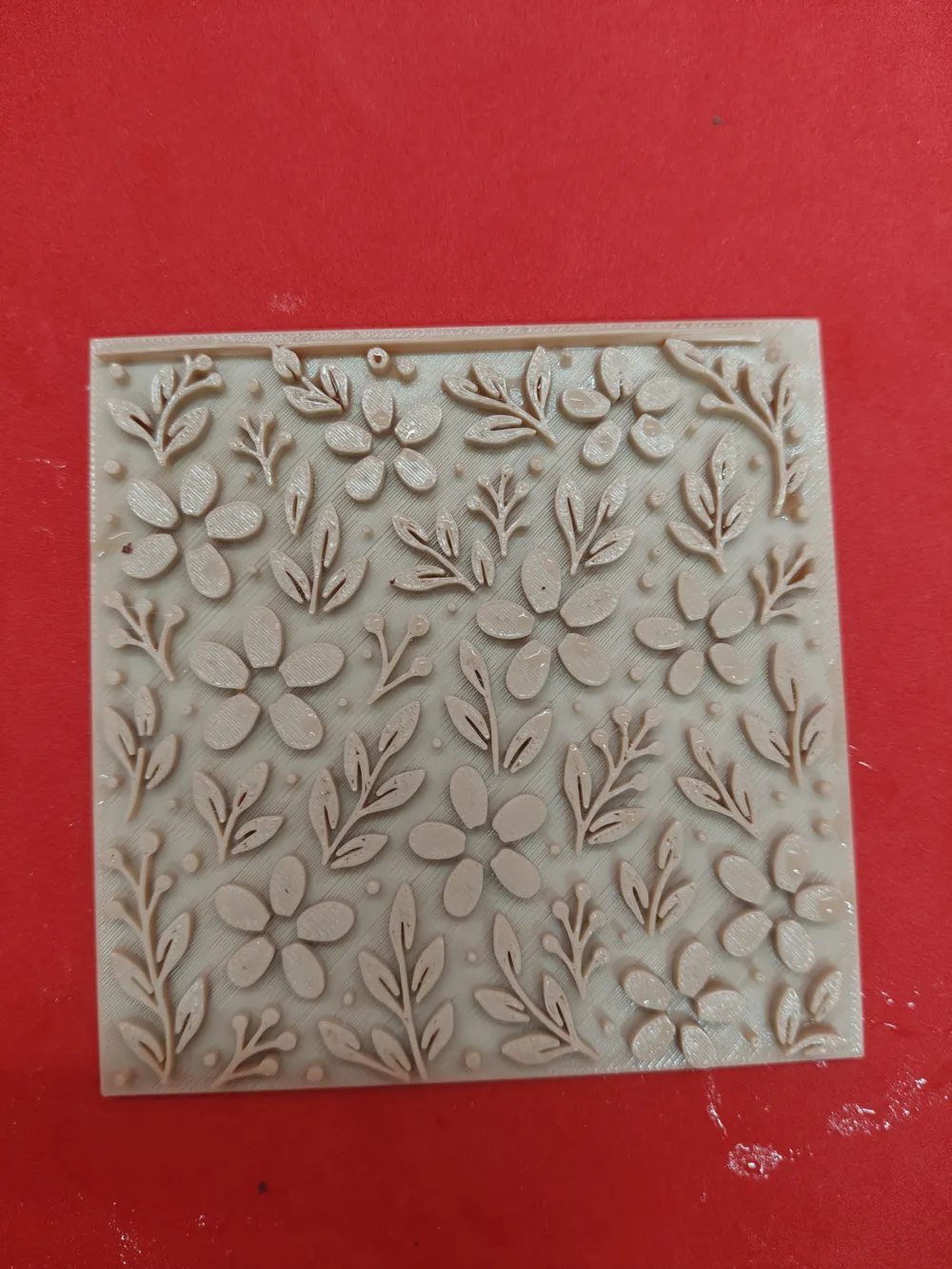 Sello de Patrón Floral (Herramienta de Repujado de Cuero) - Modelo de ...