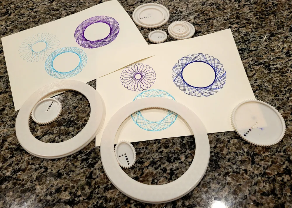 Spirograph Gears by Vanadium14 - MakerWorld