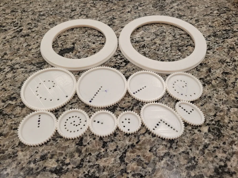 Spirograph Gears by Vanadium14 - MakerWorld
