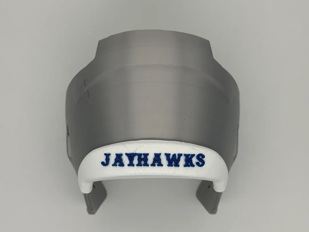 Kansas Jayhawks Mini Helmet Bumpers - Free 3D Print Model - MakerWorld