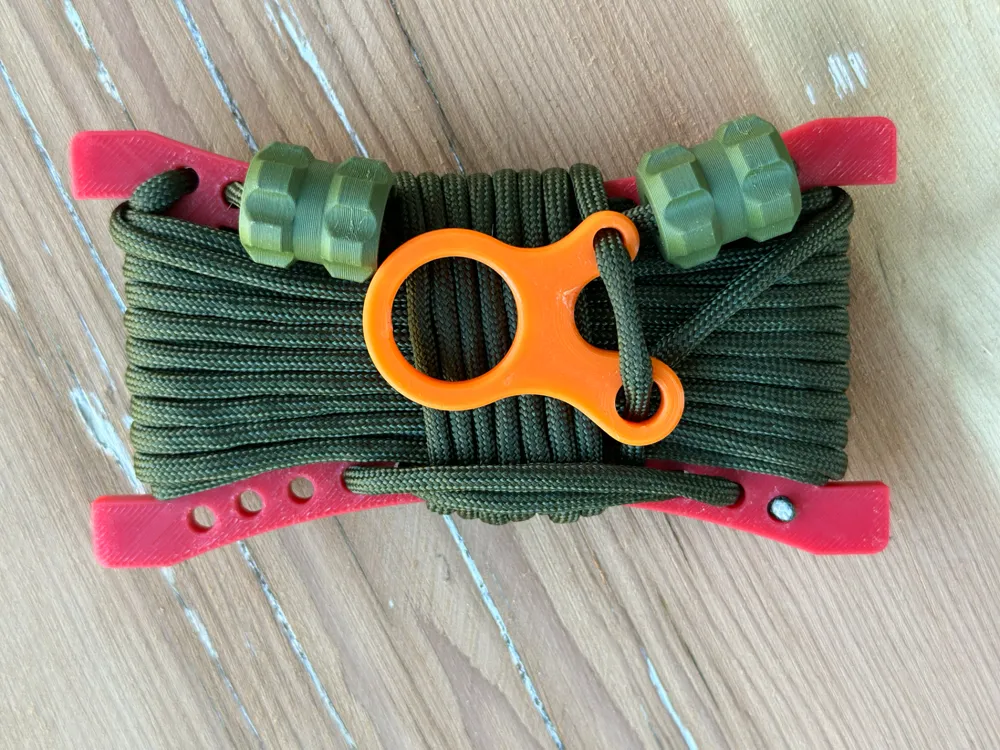 Paracord Winder - 40-50 Ft Remixed by bryan.a.white MakerWorld: Download Free 3D Models