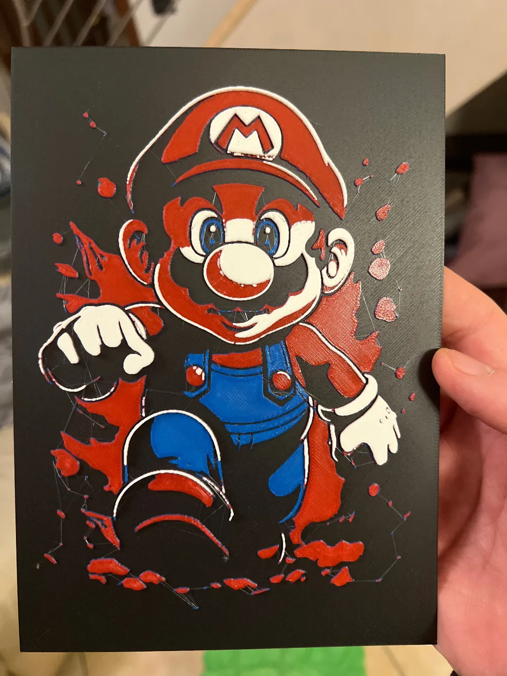 Hueforge Super Mario by Piratax - MakerWorld