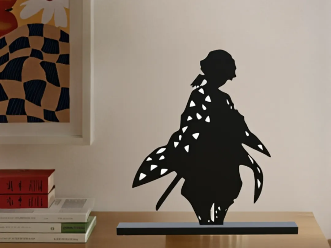 Zenitsu 3D print Silhouette 85 - Free 3D Print Model - MakerWorld