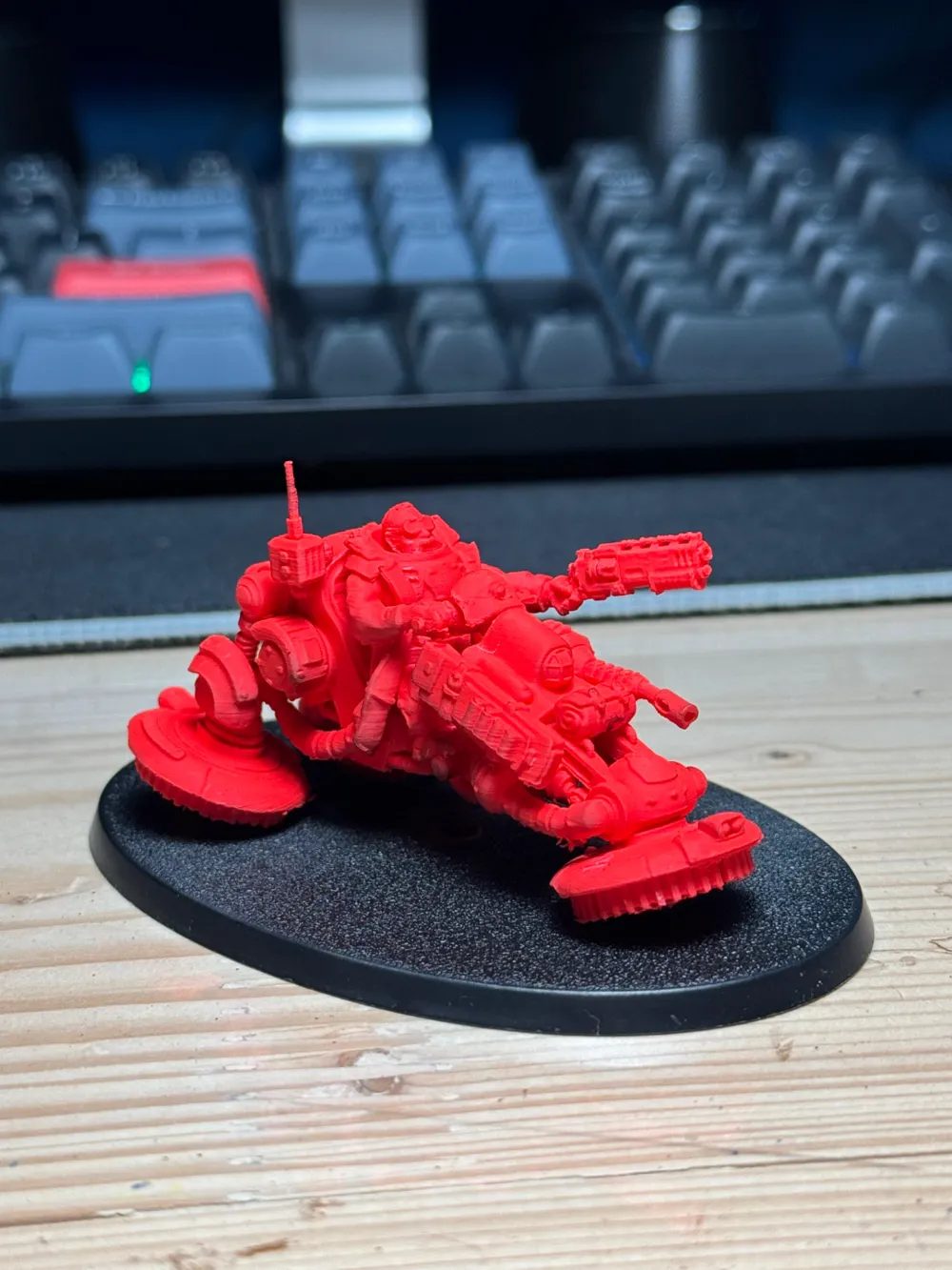 Votann Warhammer 40k Hernkyn Flying Bike League by Gallerus - MakerWorld