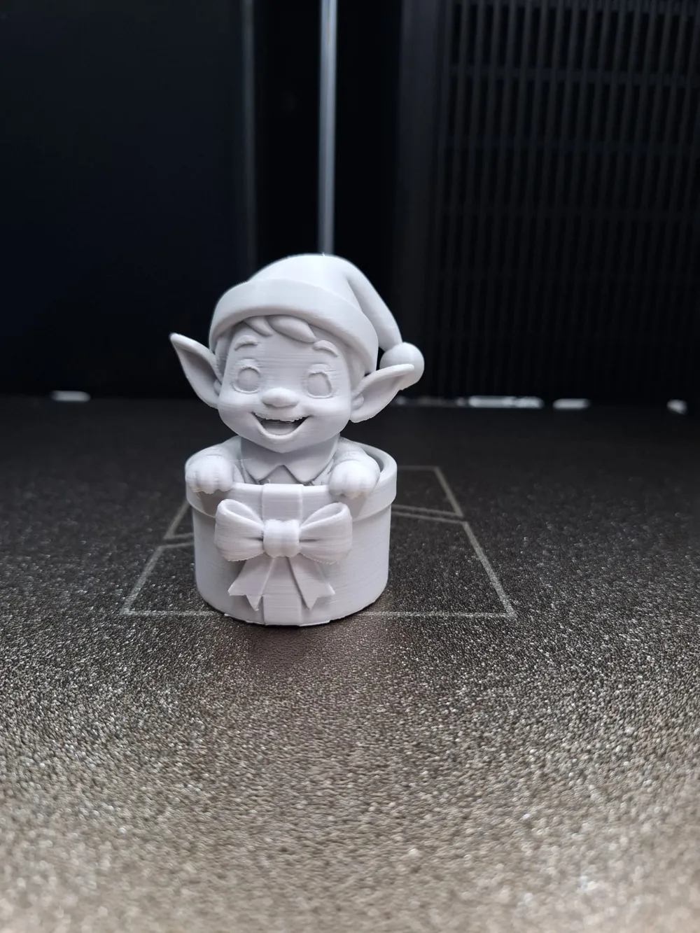 Christmas Elf in a Gift Box - Free 3D Print Model - MakerWorld
