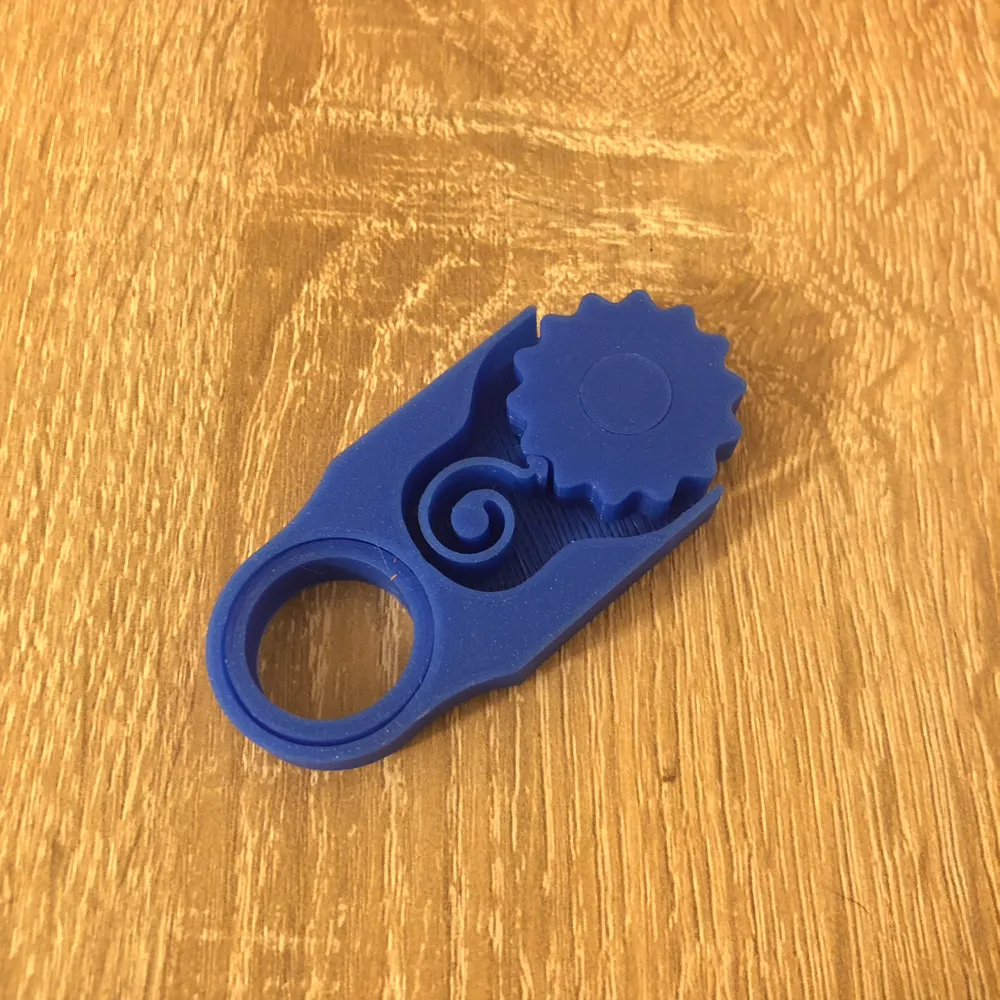 Fidget Clicky Gear & Gyro Ring by dabovos - MakerWorld