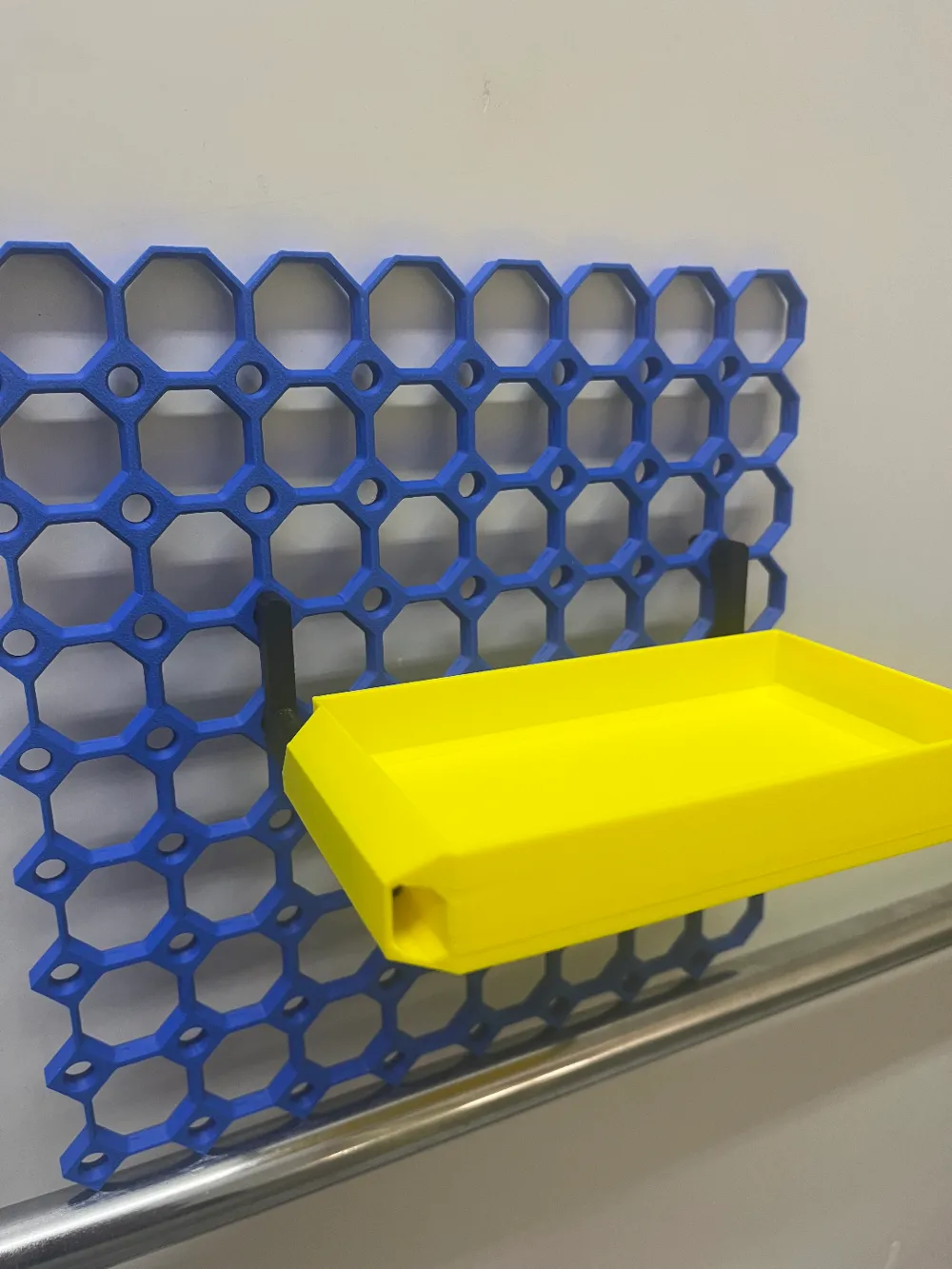 Multiboard Pegboard Sliding Shelf Closed and High Remixed by Monospace ...