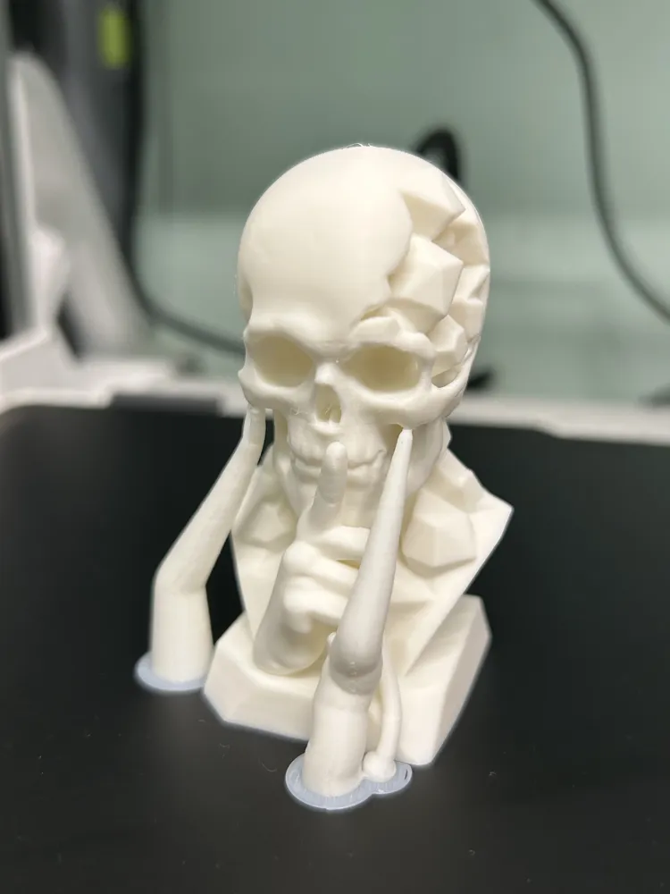 Silent Geometry — Symbolic Skull Sculpture by Disaster MakerWorld ...