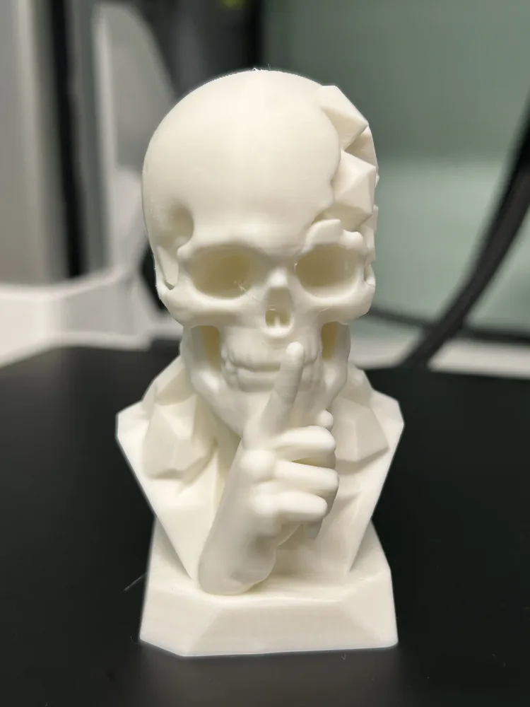 Silent Geometry — Symbolic Skull Sculpture by Disaster MakerWorld ...