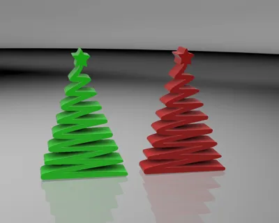 Simple Christmas Tree Pack by Alexis_ - MakerWorld