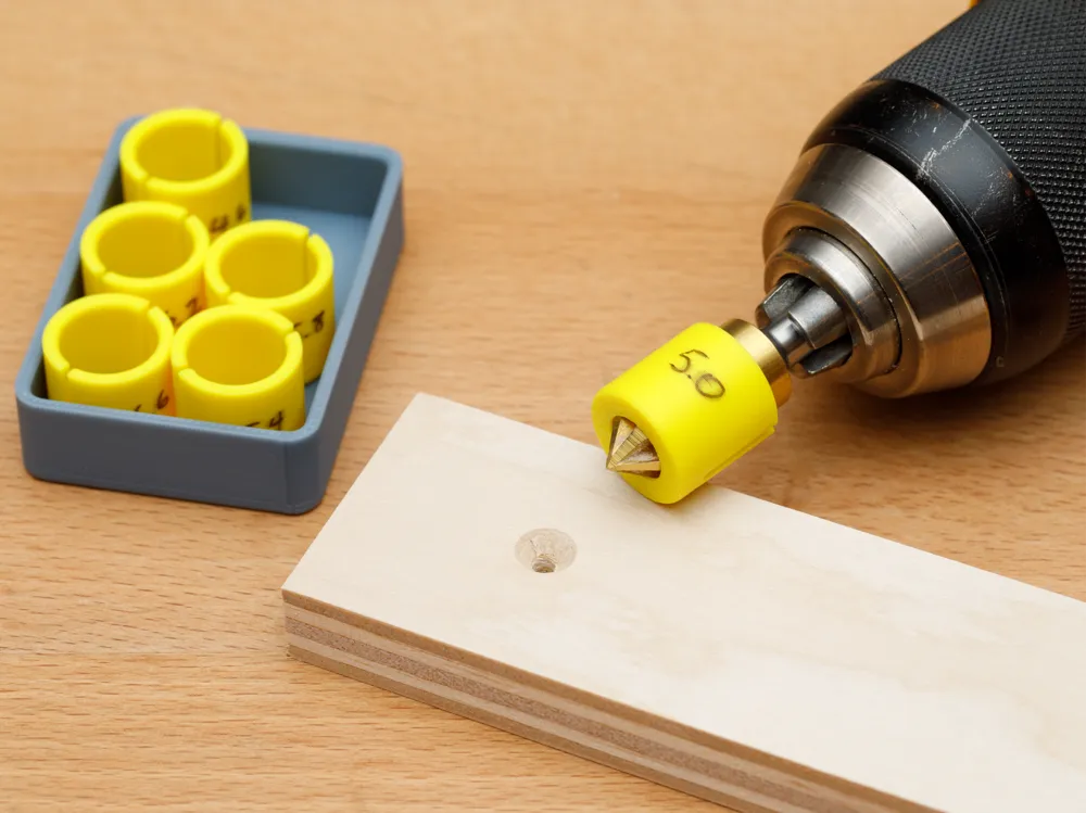 Countersink Depth Stops by Eng Workshop MakerWorld: Download Free 3D Models