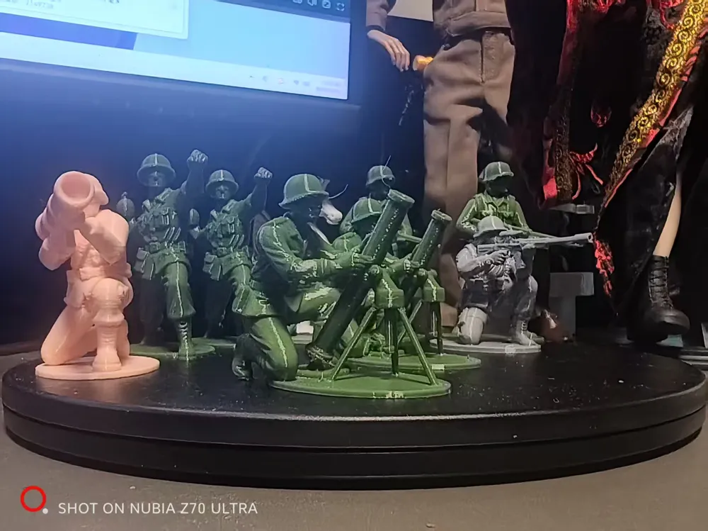 Plastic Soldier - Mortarman - Free 3D Print Model - MakerWorld