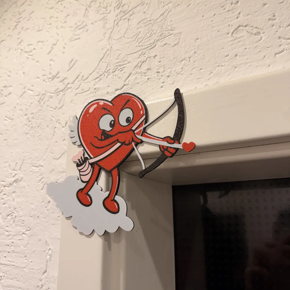 Valentine's Day – Cupid with Bow and Arrow - Free 3D Print Model ...