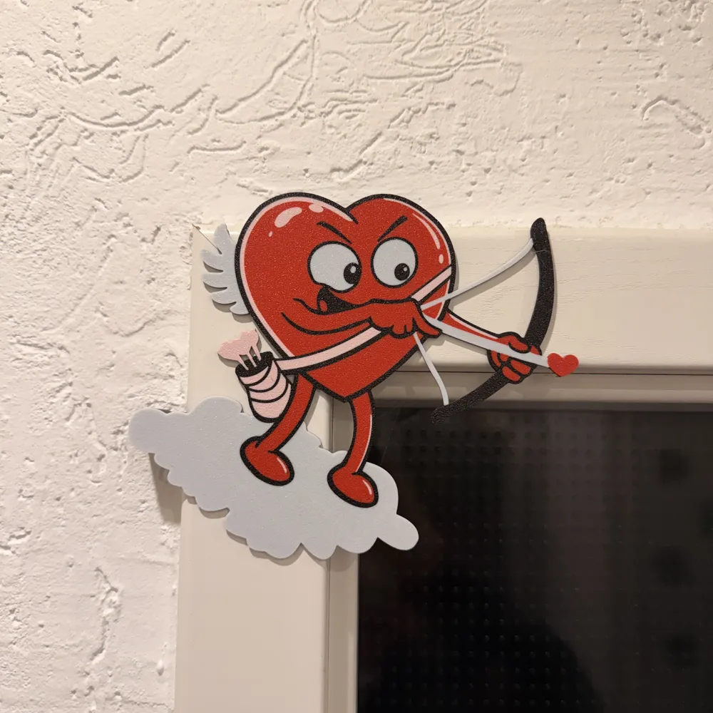 Valentine's Day – Cupid with Bow and Arrow - Free 3D Print Model ...