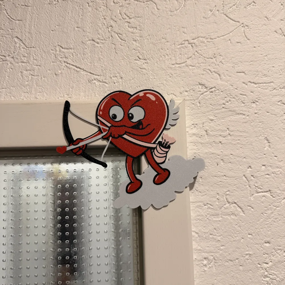 Valentine's Day – Cupid with Bow and Arrow - Free 3D Print Model ...