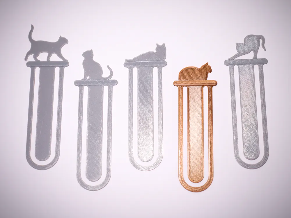 Cat Bookmark - Free 3D Print Model - MakerWorld