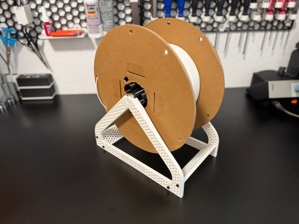 Filament Spool Holder for 1KG and 3KG Spools - Free 3D Print Model ...