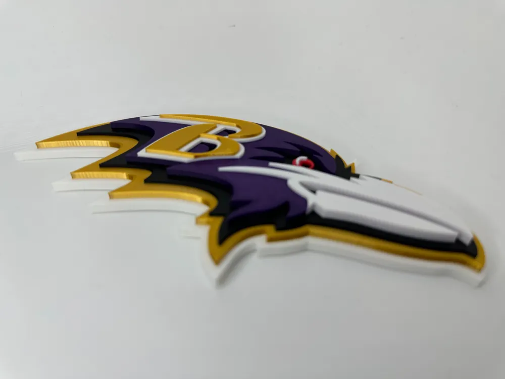 Baltimore Ravens Logo 1999 - Free 3D Print Model - MakerWorld