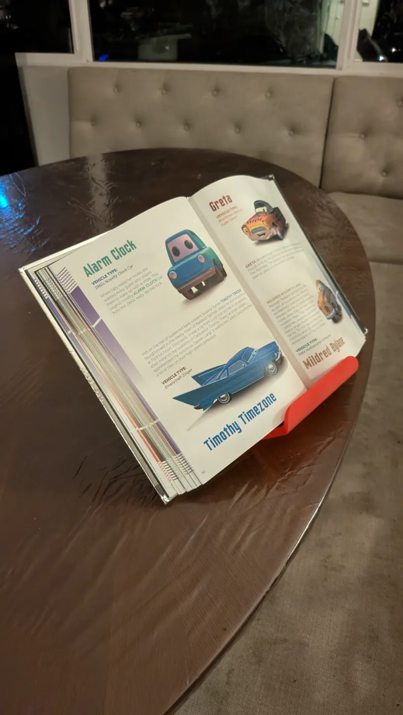 Leggio aprilibro (con possibilità di girare le pagine) - Free 3D Print ...