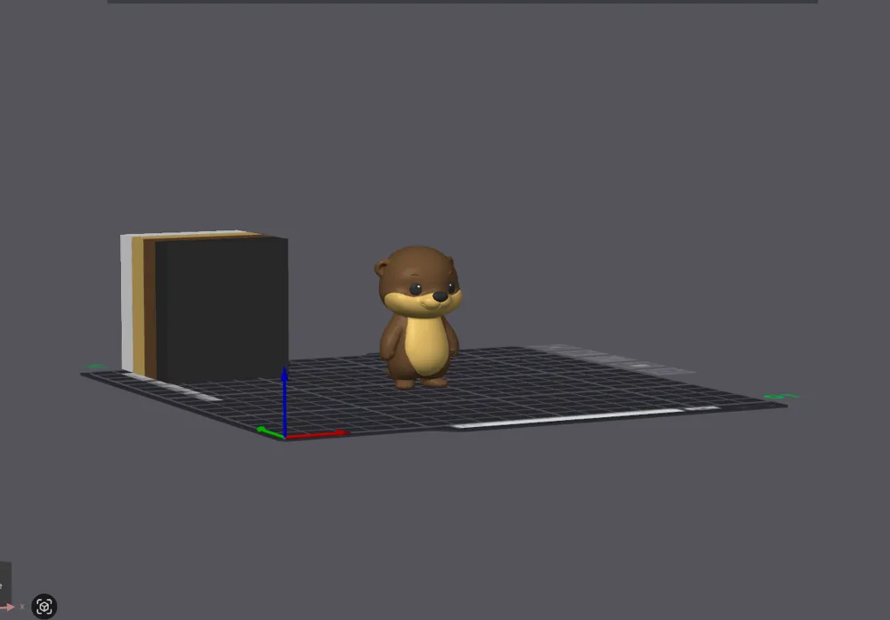 Cute Otter +AMS Version by DQM1N1K MakerWorld: Download Free 3D Models