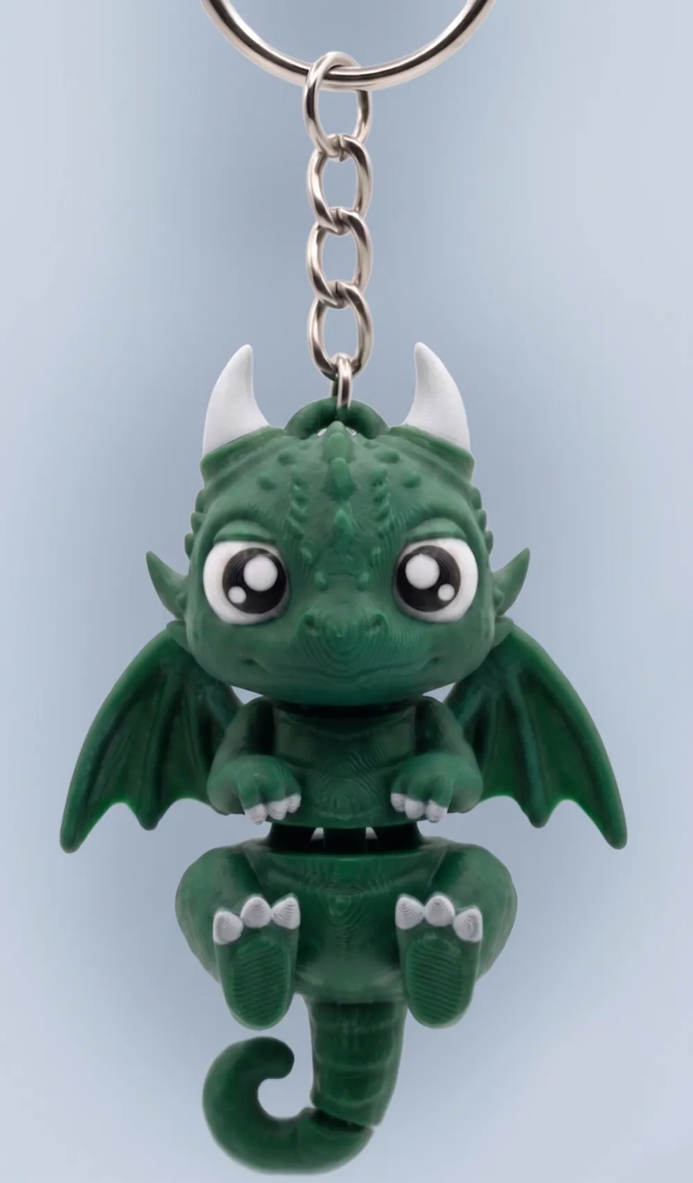 Articulated Dragon Keychain - Free 3D Print Model - MakerWorld