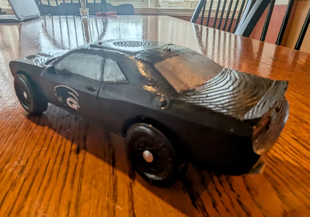 Hellcat Pinewood Derby Car for Lights and Sound by user_281079961 ...