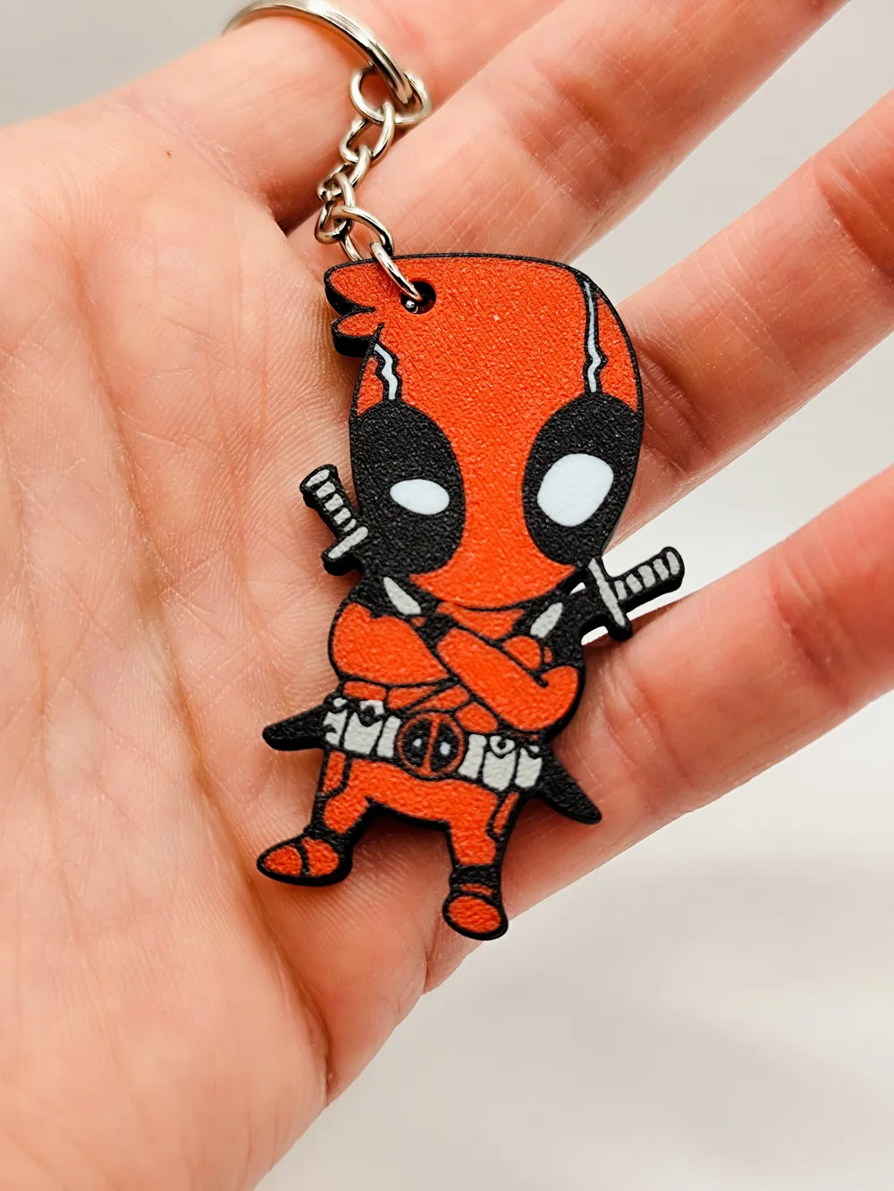 Deadpool keychain by fabio.becce23 MakerWorld: Download Free 3D Models