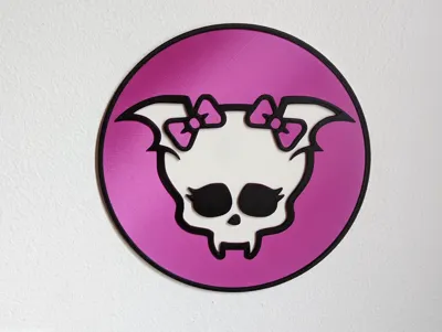 Monster High Clawdeen Skullette Bordered Wall Plaque Raised by ...