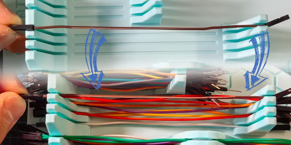 Dupont Wire Organizer V2 - Free 3D Print Model - MakerWorld