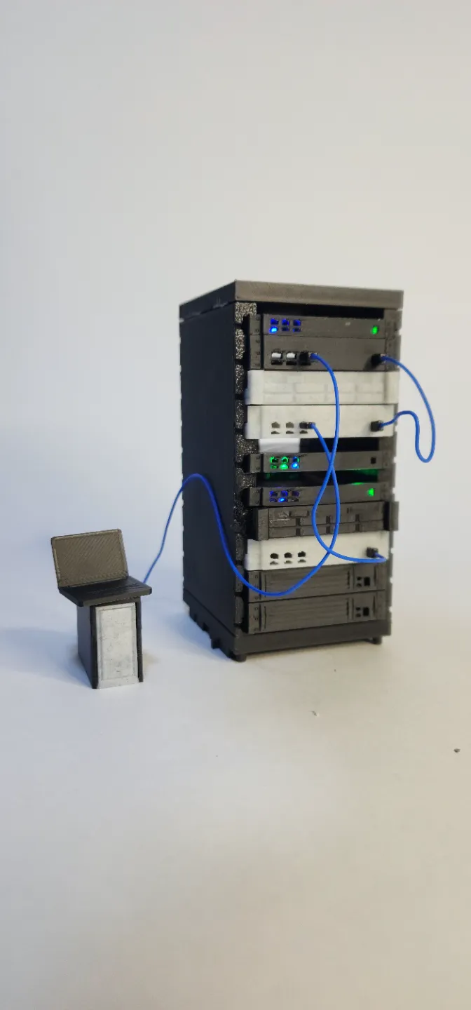 Palmtop Network Rack (Powered version) by Made In Japan MakerWorld ...