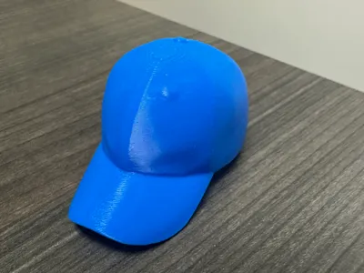 Mini Ball Cap (baseball hat) - Free 3D Print Model - MakerWorld