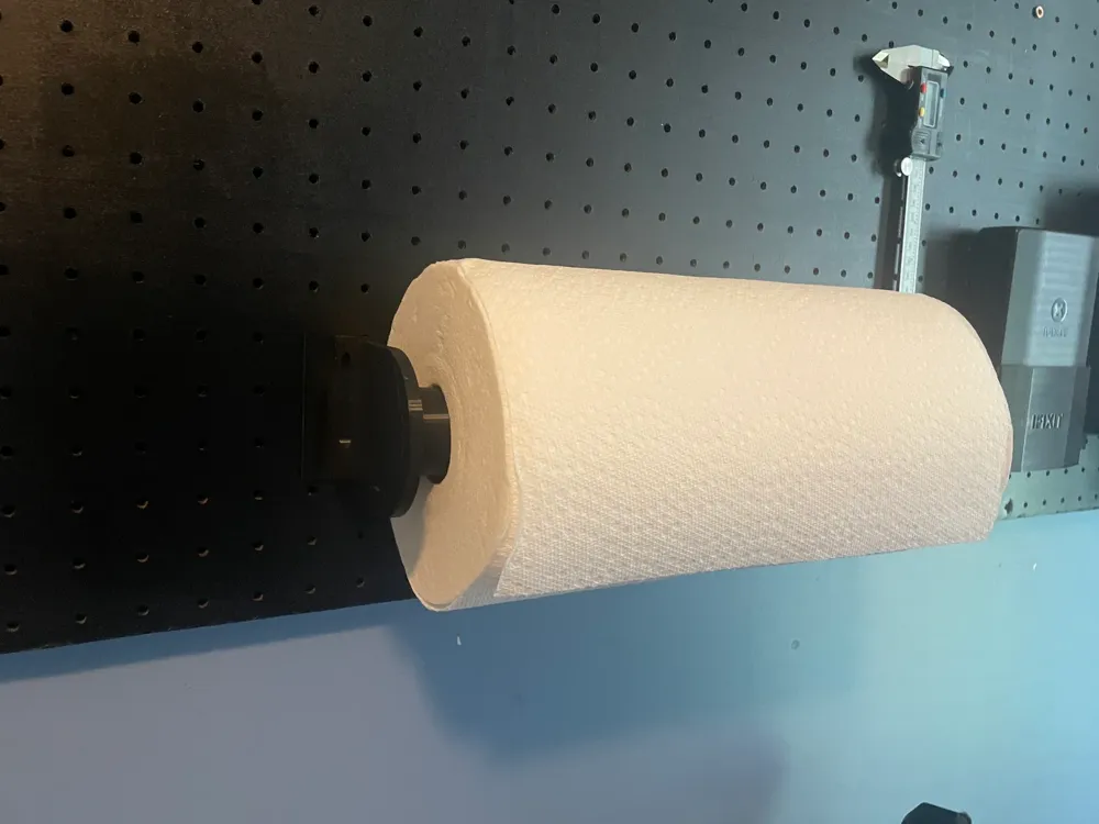 Pegboard Paper Towel Holder V2 by TheCharlieWahl MakerWorld: Download ...